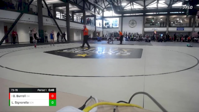 73-78 lbs Quarterfinal - Oakley Burrell, Olympia Wrestling vs Logan ...