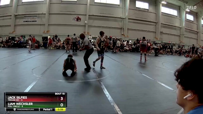 120 lbs Round 5 (6 Team) - Liam Wechsler, Full Circle vs Jack Silfies ...
