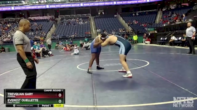 3A 285 lbs Champ. Round 1 - Trevquan Gary, Person vs Everest Ouellette ...