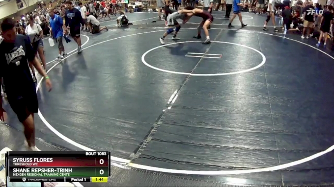 133 lbs Champ. Round 2 - Syruss Flores, Threshold WC vs Shane Repsher ...