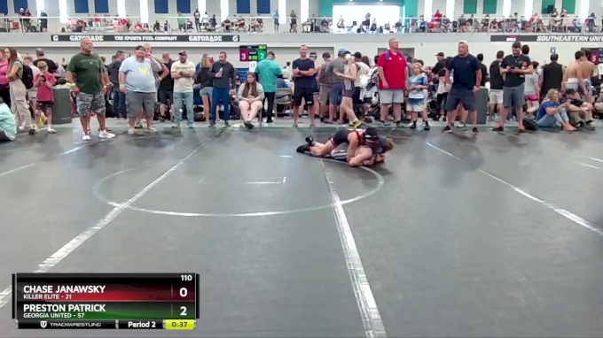 110 lbs Round 5 (6 Team) - Chase Janawsky, Killer Elite vs Preston ...