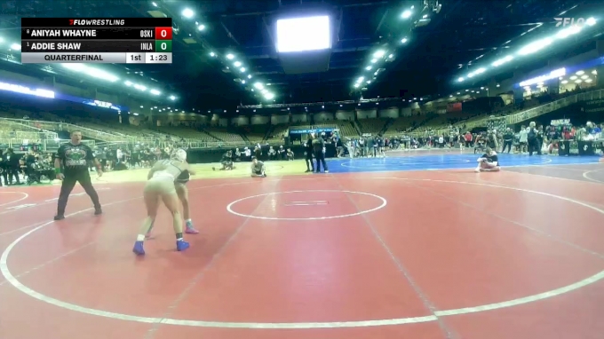 100 lbs Quarterfinal - Addie Shaw, Indian Land vs Aniyah Whayne ...