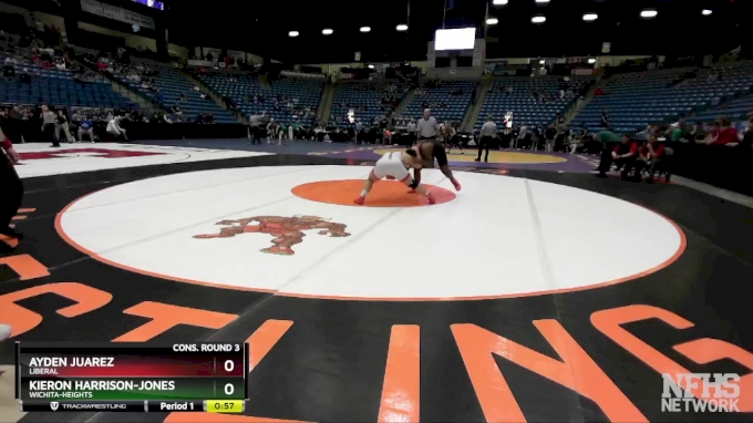 6A-190 lbs Cons. Round 3 - Ayden Juarez, Liberal vs Kieron Harrison ...