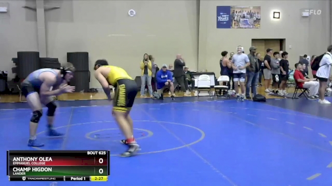 197 lbs Cons. Round 5 - Champ Higdon, Lander vs Anthony Olea, Emmanuel ...