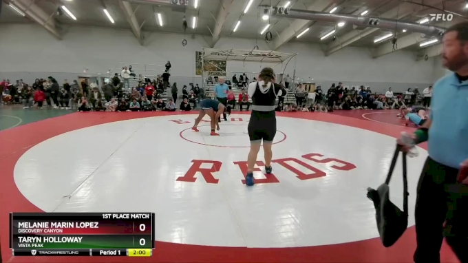 190 lbs 1st Place Match - Taryn Holloway, Vista Peak vs Melanie Marin ...