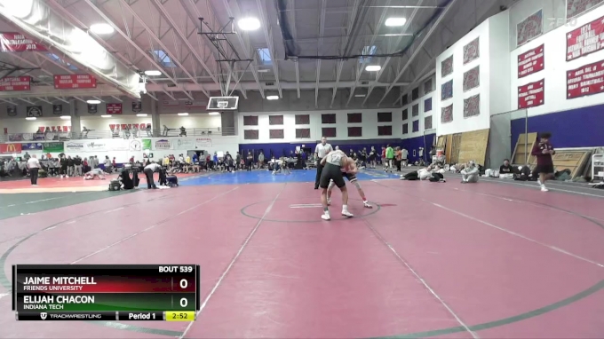 157 lbs Cons. Round 3 - Elijah Chacon, Indiana Tech vs Jaime Mitchell ...