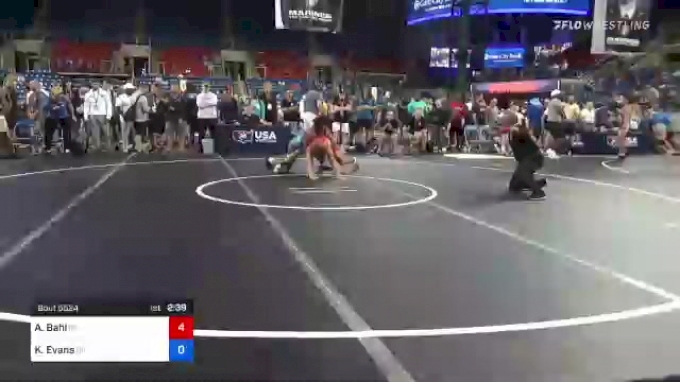 145 lbs Round Of 16 - Anthony Bahl, Indiana vs Kj Evans, Oklahoma