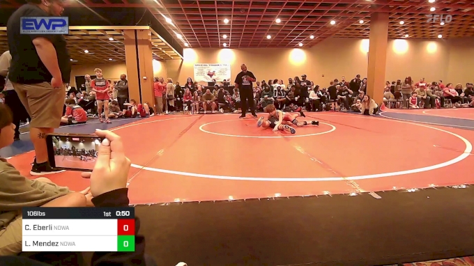106 lbs Semifinal - Cody Eberli, NORTH DESOTO WRESTLING ACADEMY vs Luke ...
