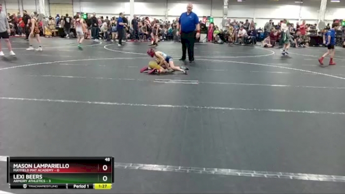 48 lbs Placement (4 Team) - Mason Lampariello, Mayfield Mat Academy vs ...