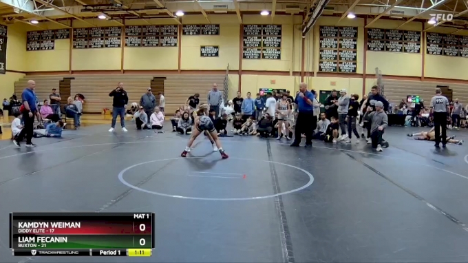 92 lbs Round 9 (10 Team) - Kamdyn Weiman, Diddy Elite vs Liam Fecanin ...