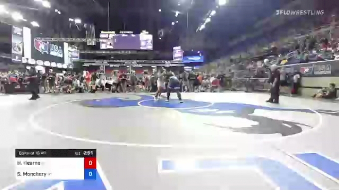 285 lbs Consi Of 16 #1 - Hayden Hearne, Iowa vs Stephan Monchery, New York