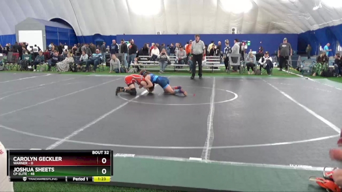 105 lbs Round 7 (10 Team) - Joshua Sheets, CP Elite vs Carolyn Geckler ...