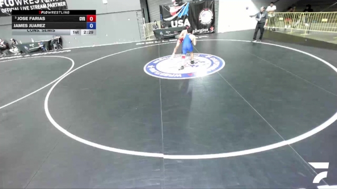 74 kg Cons. Semis - Jose Farias, Central Valley RTC vs James Juarez