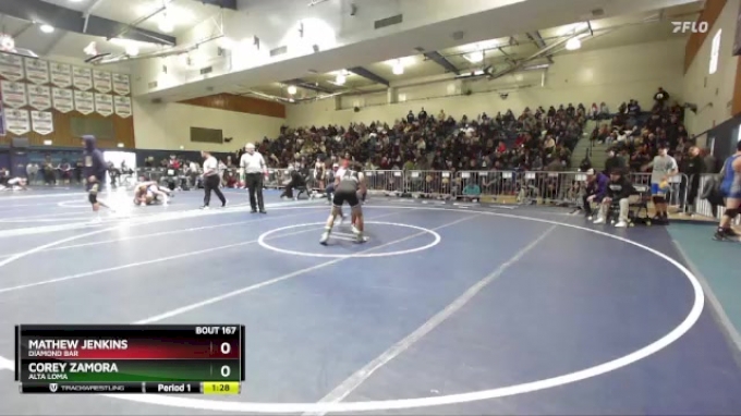144 lbs Champ. Round 2 - Mathew Jenkins, Diamond Bar vs Corey Zamora ...