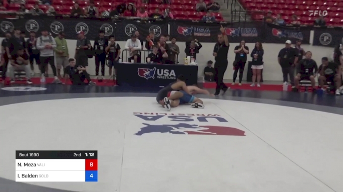 65 kg Cons 16 #1 - Nick Meza, Valiant Wrestling Club vs Isaac Balden ...