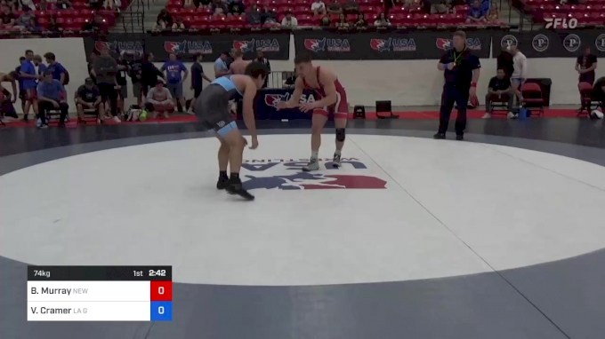 74 kg Cons 16 #1 - Brandon Murray, New Jersey vs Vincent Cramer, La ...