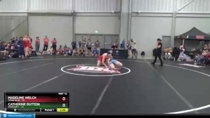 200 lbs Round 3 (8 Team) - Madeline Welch, Texas Blue vs Catherine ...