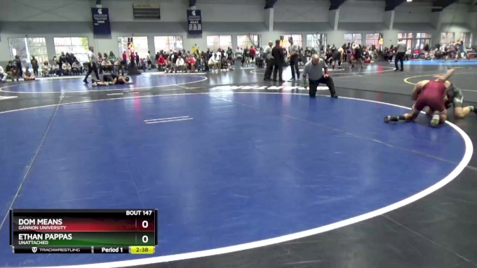 157 lbs Quarterfinal - Dom Means, Gannon University vs Ethan Pappas ...
