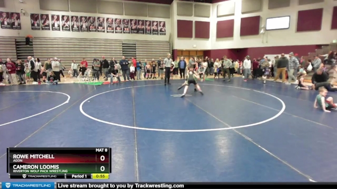 96 lbs Quarterfinal - Cameron Loomis, Riverton Wolf Pack Wrestling vs ...