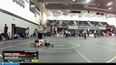 71 lbs Semifinal - Mason Baylor, Milan Tribe Wrestling Club vs Samuel ...
