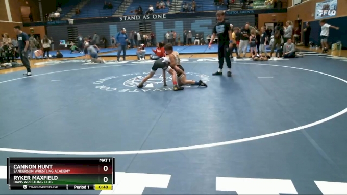 64-75 lbs Round 3 - Ryker Maxfield, Davis Wrestling Club vs Cannon Hunt ...
