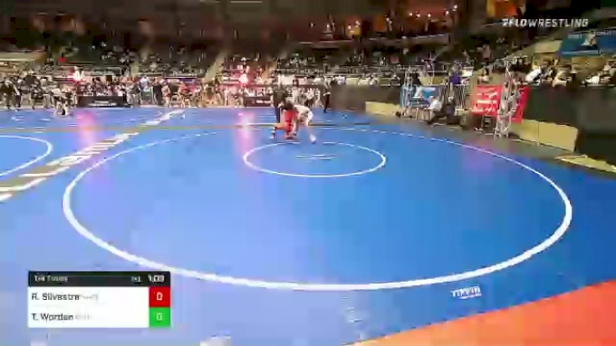 110 lbs 1/4 Finals - Rico Silvestre, Harvey Twisters vs Talon Worden ...