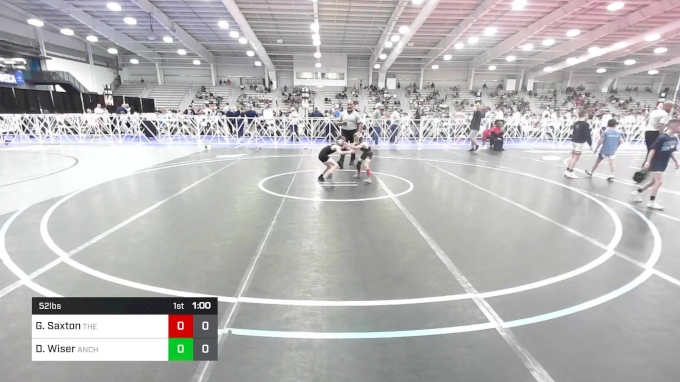 52 lbs Rr Rnd 1 - Gavin Saxton, The Wrestling Mill vs Dawson Wiser ...
