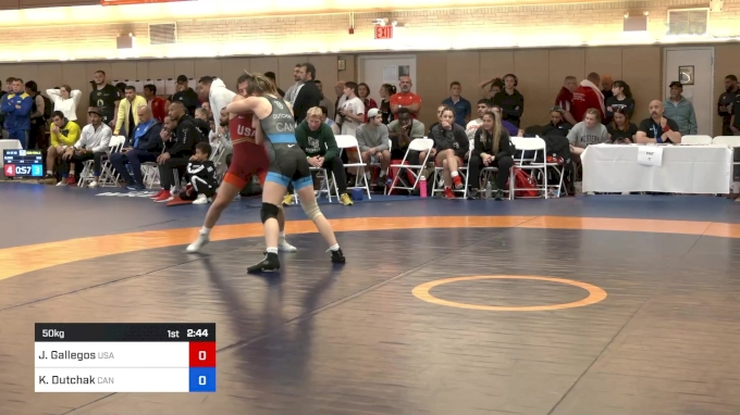 50 kg Consolation - Jaslynn Isabella Gallegos, USA vs Katie Ann Dutchak ...