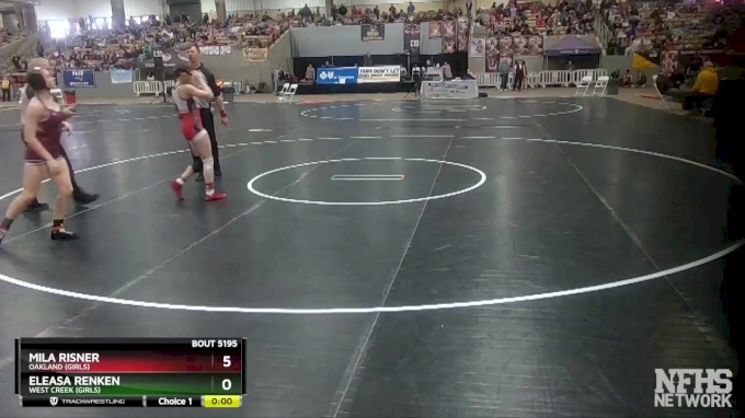 Girls 165 lbs Semifinal - Piper Fowler, Cleveland (Girls) vs Irelynn ...