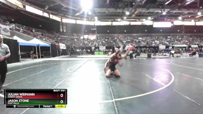 170 lbs Champ. Round 1 - Jason Stone, Post Falls vs Julian Weimann ...