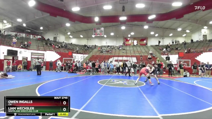 126 lbs Cons. Round 6 - Owen Ingalls, CIA vs Liam Wechsler, Whiteland ...