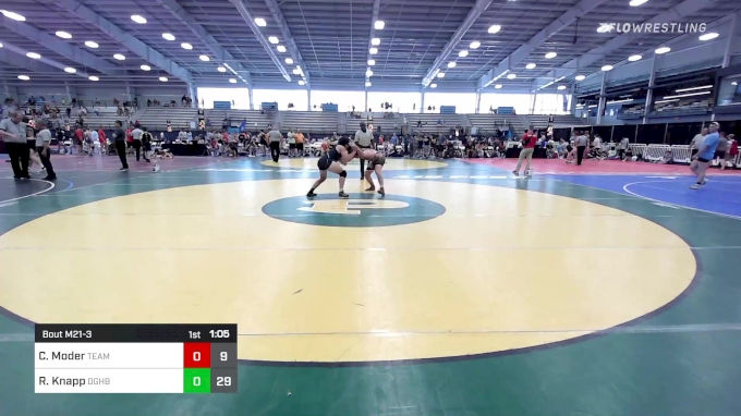 170 lbs Rr Rnd 3 - Christian Moder, Team Barracuda vs Rafael Knapp ...