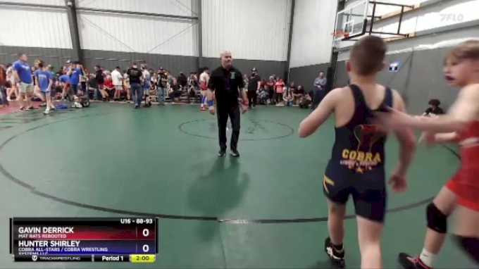 88-93 lbs Round 1 - Gavin Derrick, Mat Rats Rebooted vs Hunter Shirley ...