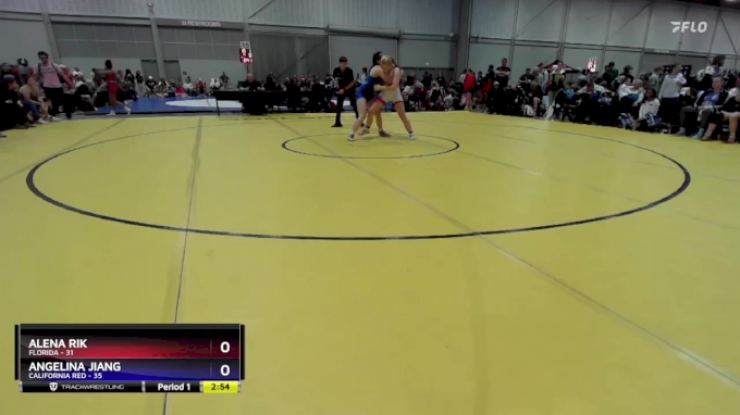 155 lbs Round 1 (6 Team) - Alena Rik, Florida vs Angelina Jiang ...