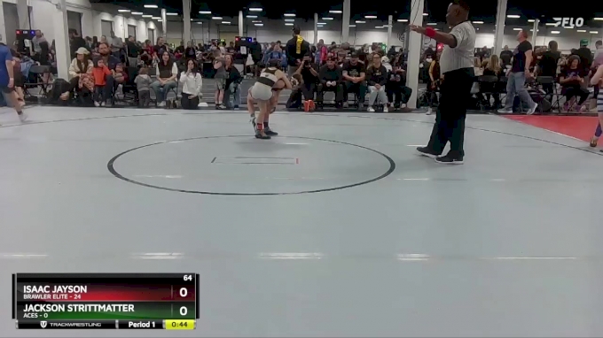 64 lbs Round 2 (10 Team) - Jackson Strittmatter, ACES vs Isaac Jayson, Brawler Elite
