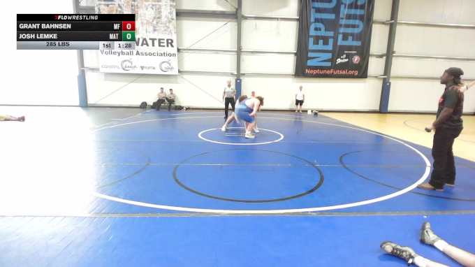 285 lbs Rr Rnd 1 - Grant Bahnsen, MF Dynasty vs Josh Lemke, Mat Warriors