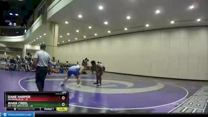 285 lbs Round 3 (10 Team) - Dane Harper, Michigan Blue vs River Creel ...