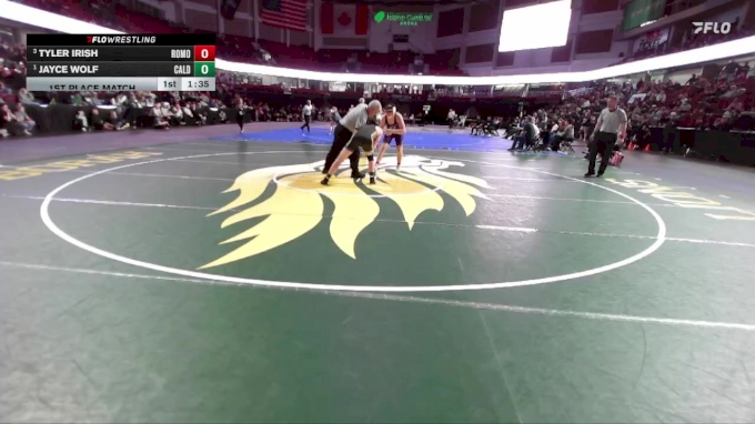 150 lbs 1st Place Match - Jayce Wolf, Caldwell vs Tyler Irish, Rocky ...