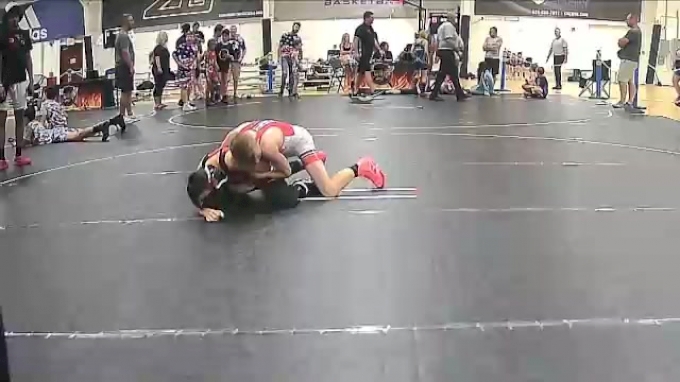 112 lbs Round 1 (4 Team) - Luke Cline, Steel Valley vs Michael Cuoco ...