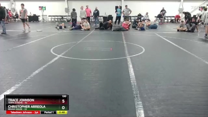 130 lbs Round 6 (8 Team) - Trace Johnson, Terps Xtreme vs Christopher ...