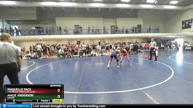 105 lbs Semifinal - Macie Anderson, Ravage vs Maquelle Pace, Champions ...