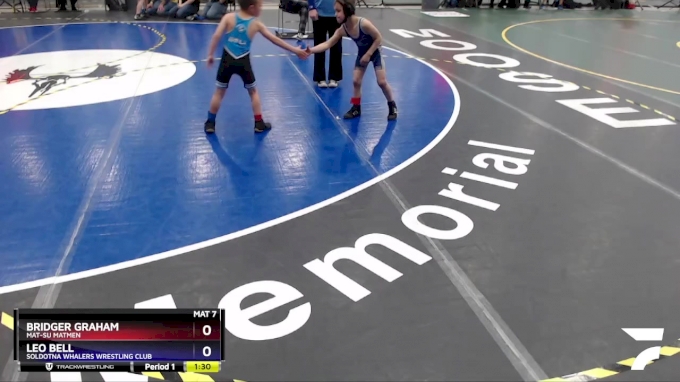 49 lbs Round 3 - Bridger Graham, Mat-Su Matmen vs Leo Bell, Soldotna ...