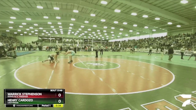 5-157 lbs Cons. Round 1 - Warrick Stephenson, Douglas S. Freeman vs ...