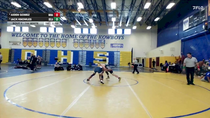 144 White 1st Place Match - Aiden Gomez, Winter Haven vs Jack Knowles ...