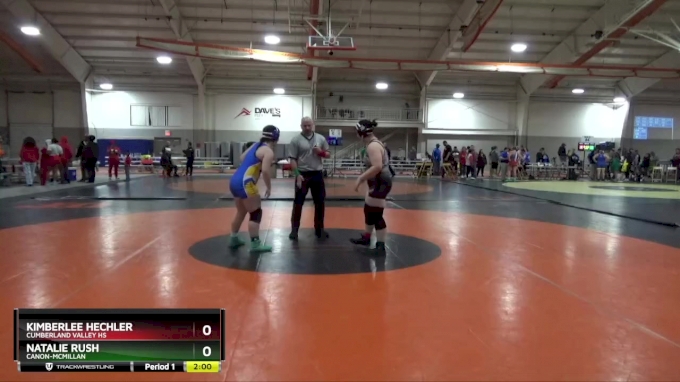 190 lbs Quarterfinal - Natalie Rush, Canon-McMillan vs Kimberlee ...