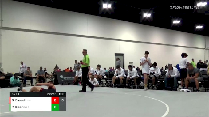 113 lbs Quarterfinals (8 Team) - Bo Bassett, Dynasty vs Chris Kiser ...