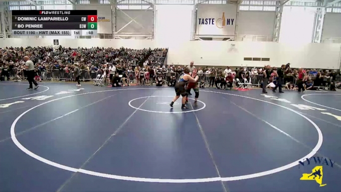 Semifinal - Dominic Lampariello, Colonie Wrestling vs Bo Penree ...