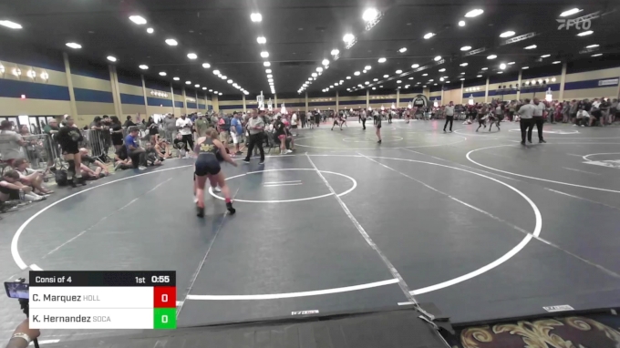 136 lbs Consi Of 4 - Cailinn Marquez, Hollister Razorbacks vs Karen ...