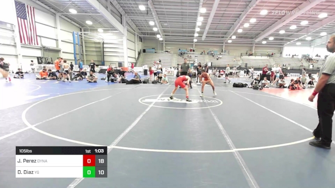 105 lbs 3rd Place - Joshua Perez, Dynasty Death Row vs Dominick Diaz ...