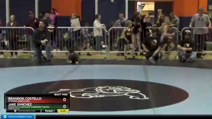 53 lbs Cons. Semi - Jake Sanchez, Webster Schroeder Warriors Youth ...